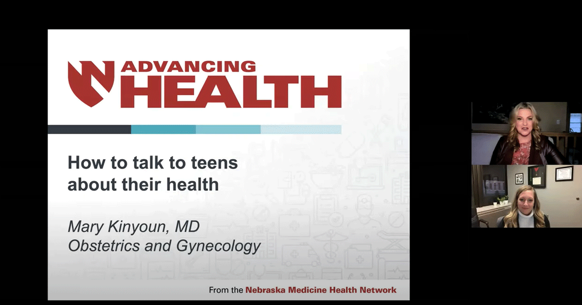 Advancing Health webinar: How to talk to teens about their health ...